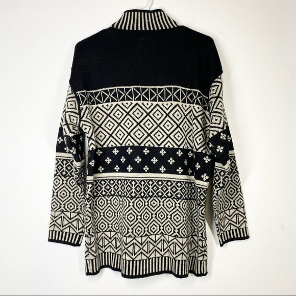 Obermeyer | Sweaters | Vintage Obermeyer Floral Nordic Mock Neck Chunky ...